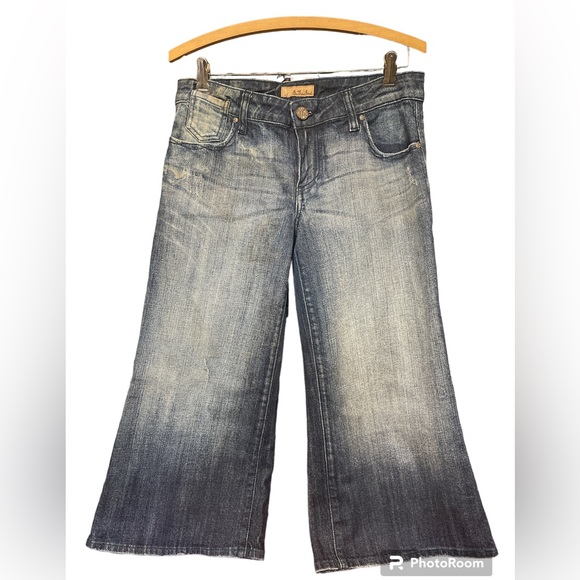 See Thru Soul | Jeans | See Thru Soul Distressed Denim Jean Capris Sz ...